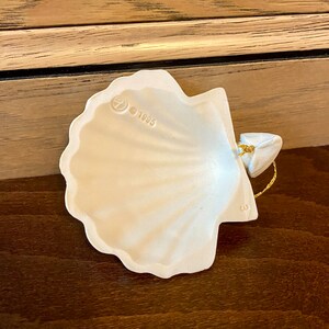 Vintage Ceramic Angel Seashell Ornament - Etsy