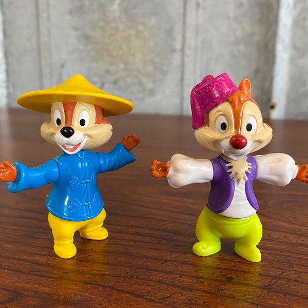 Chip and Dale Figurines - Etsy