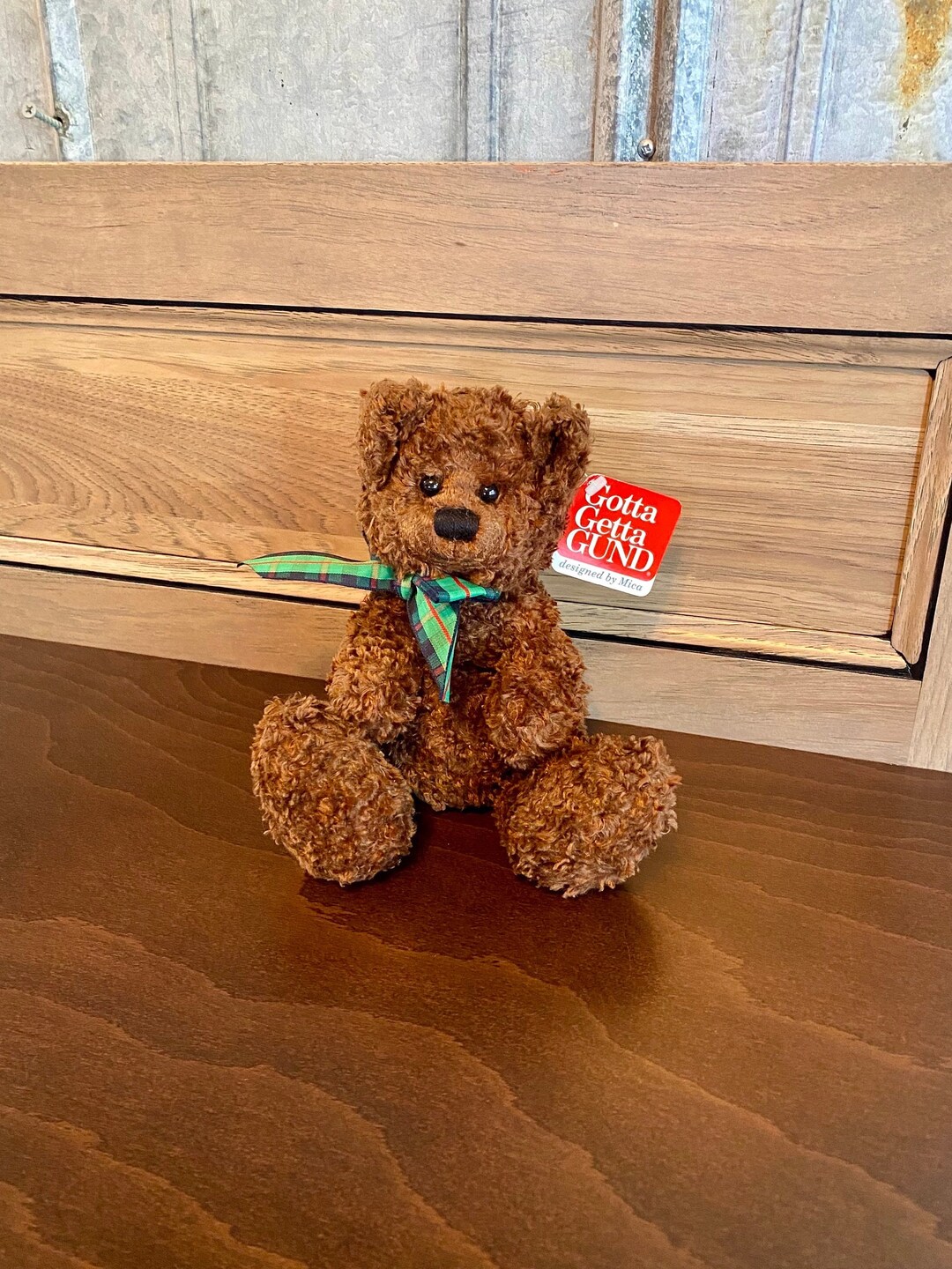 Gund fuzzles Chocolate Teddy Bear - Etsy