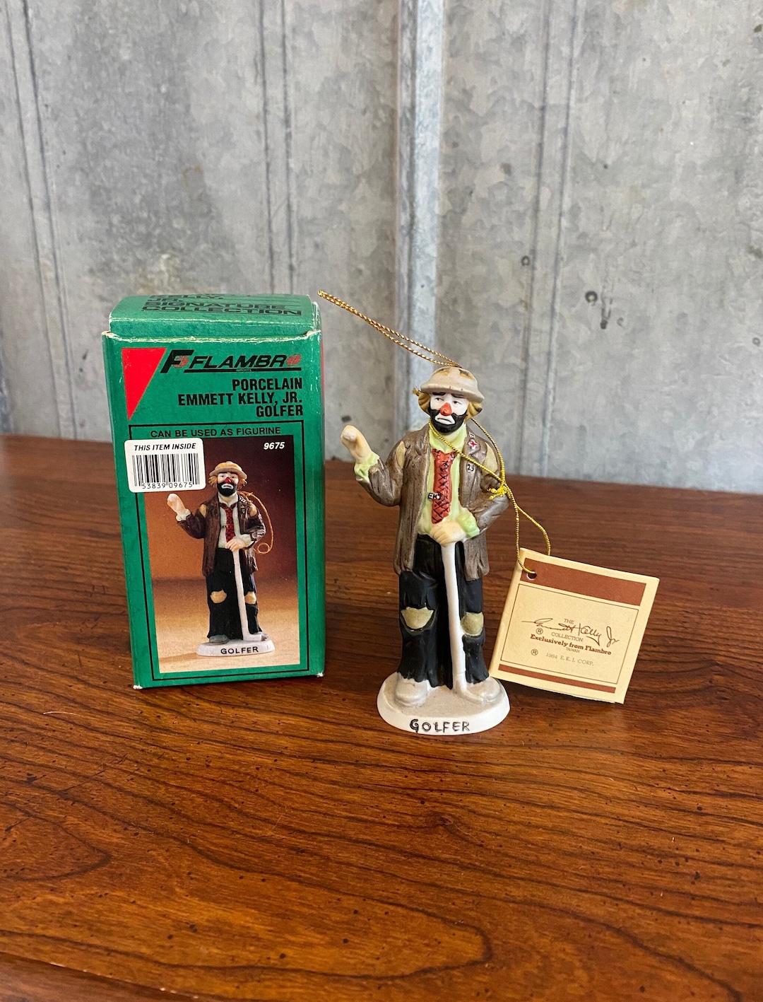 Vintage Emmett Kelly Jr. Golf Clown Ornament - Etsy