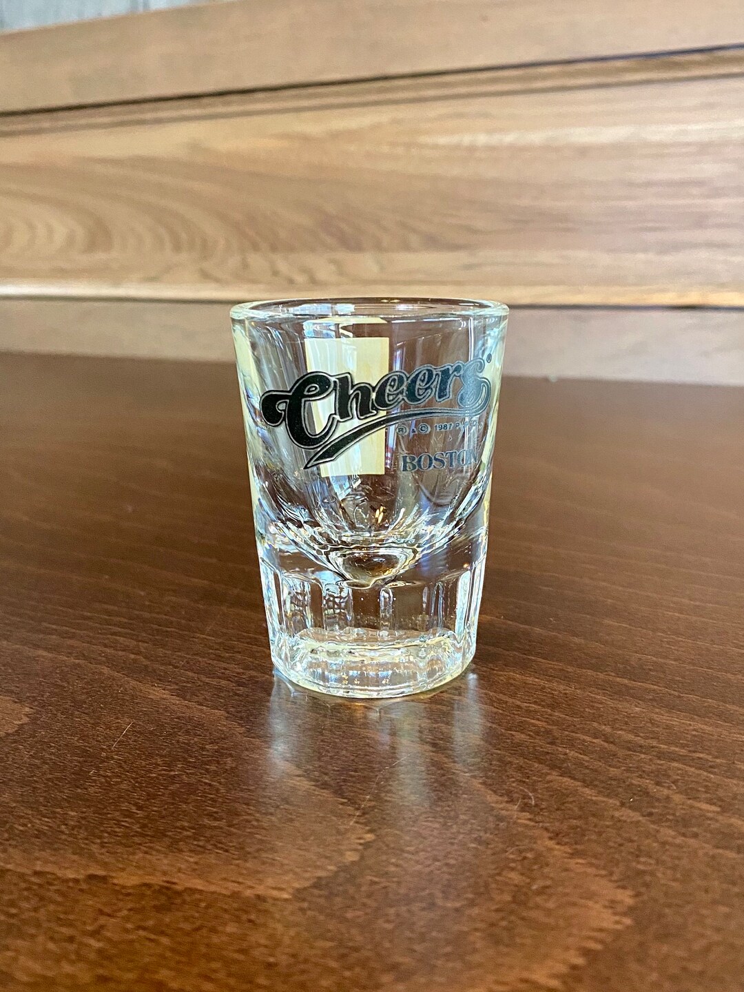 Vintage Cheers Authentic Memorbilia Shot Glass - Etsy