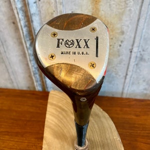 Vintage Rustic Foxx Golf Driver & Golf Ball Wall Decor - Etsy