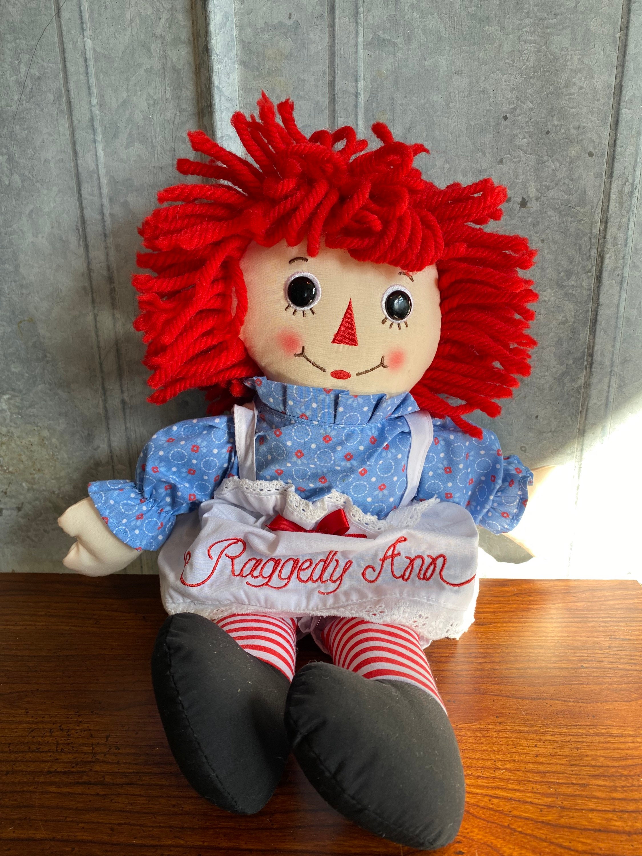 Vintage Raggedy Ann Doll - Etsy
