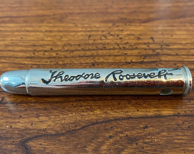 Vintage NRA Theodore Roosevelt Winchester 405 Bullet Keychain - Etsy