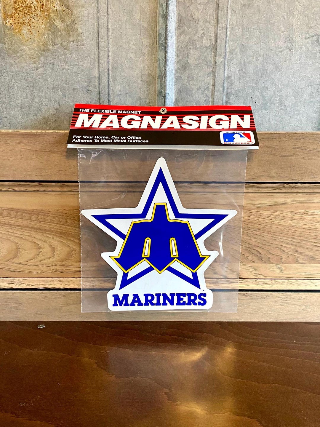 Vintage Seattle Mariners Magnasign Magnet - Etsy