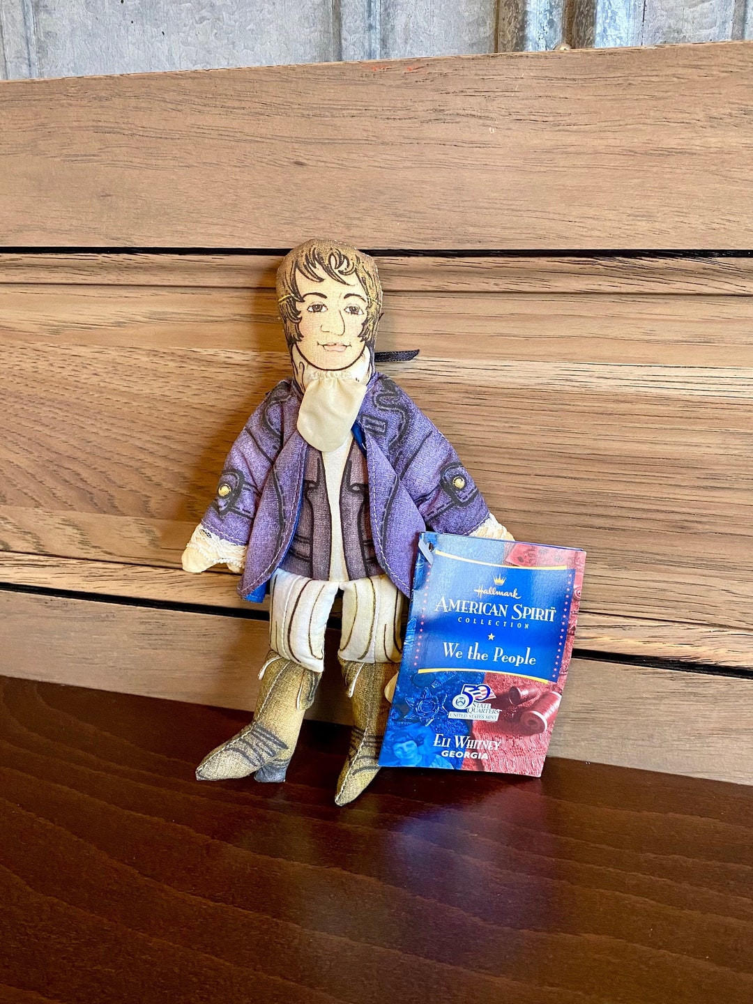 Vintage Hallmark’s American Spirit “eli Whitney” Stuffed Figure - Etsy