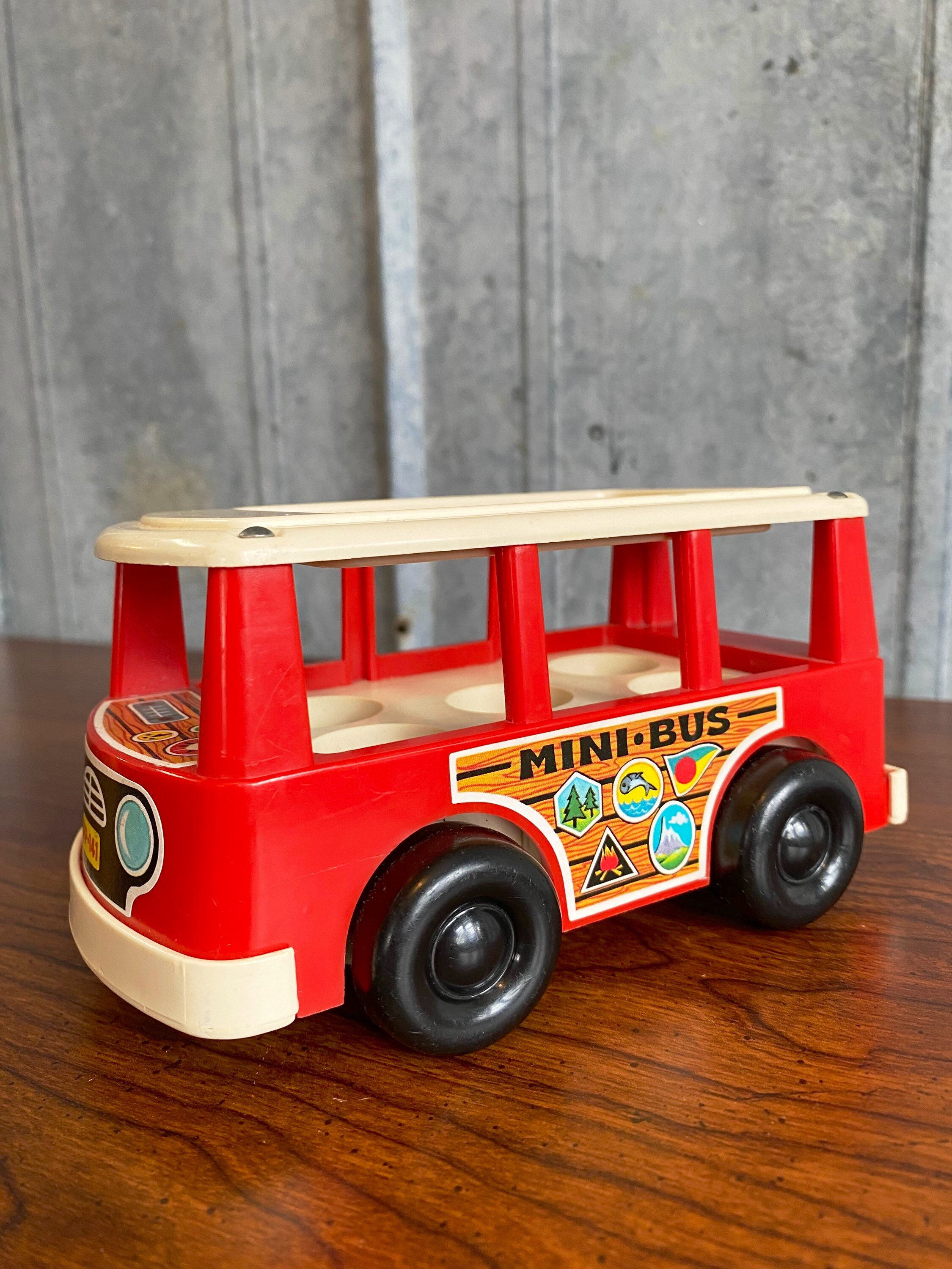 1960’s Fisher Price Mini Bus Toy - Etsy