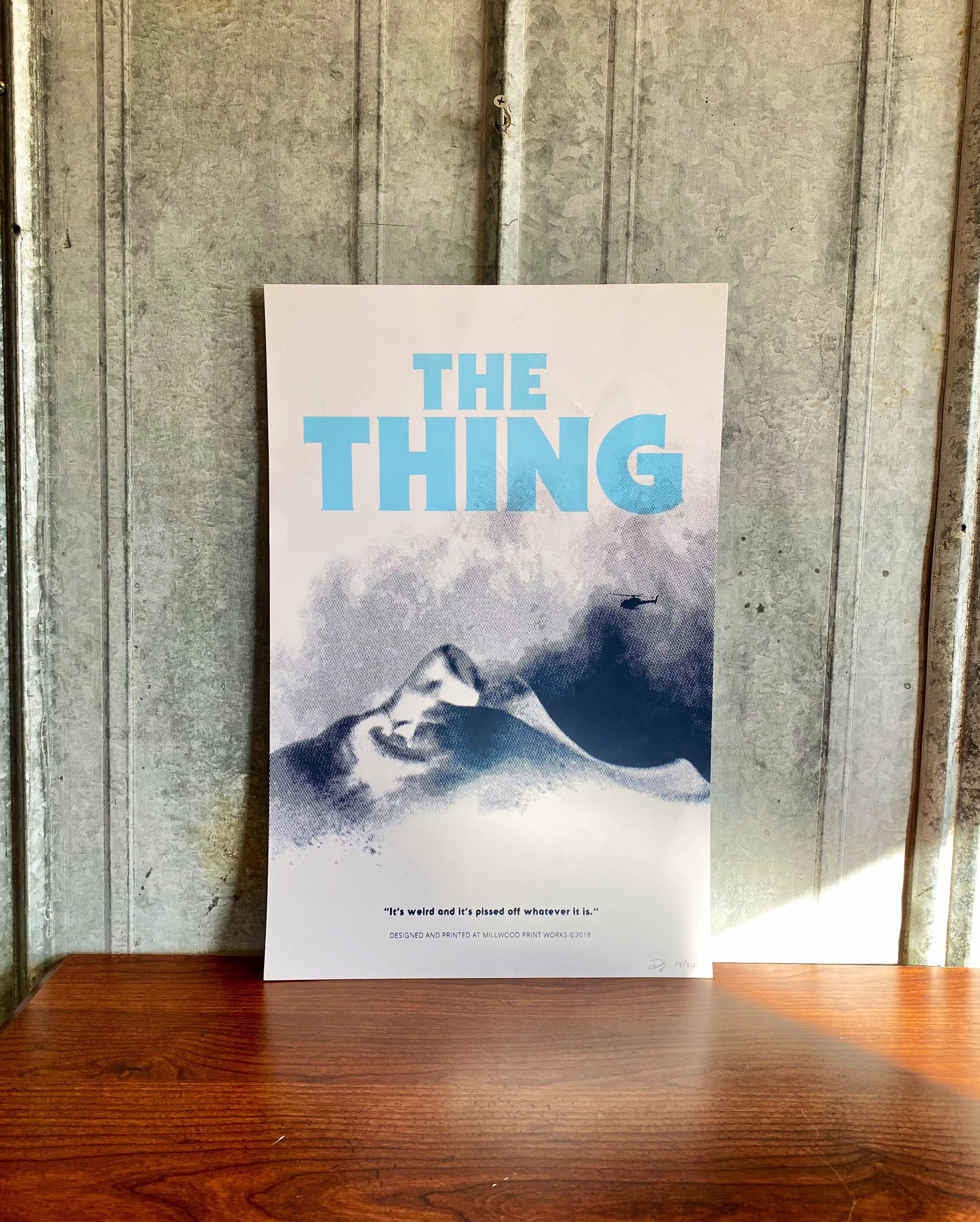 2018 “the Thing” Movie Poster - Etsy
