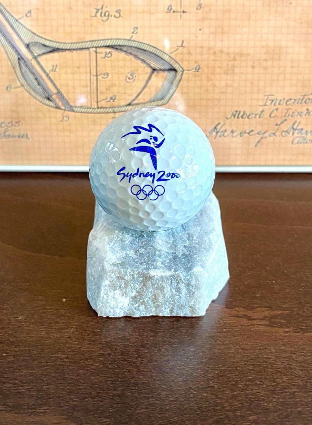 2000 Sydney Olympics Quartz Golf Ball Display - Etsy