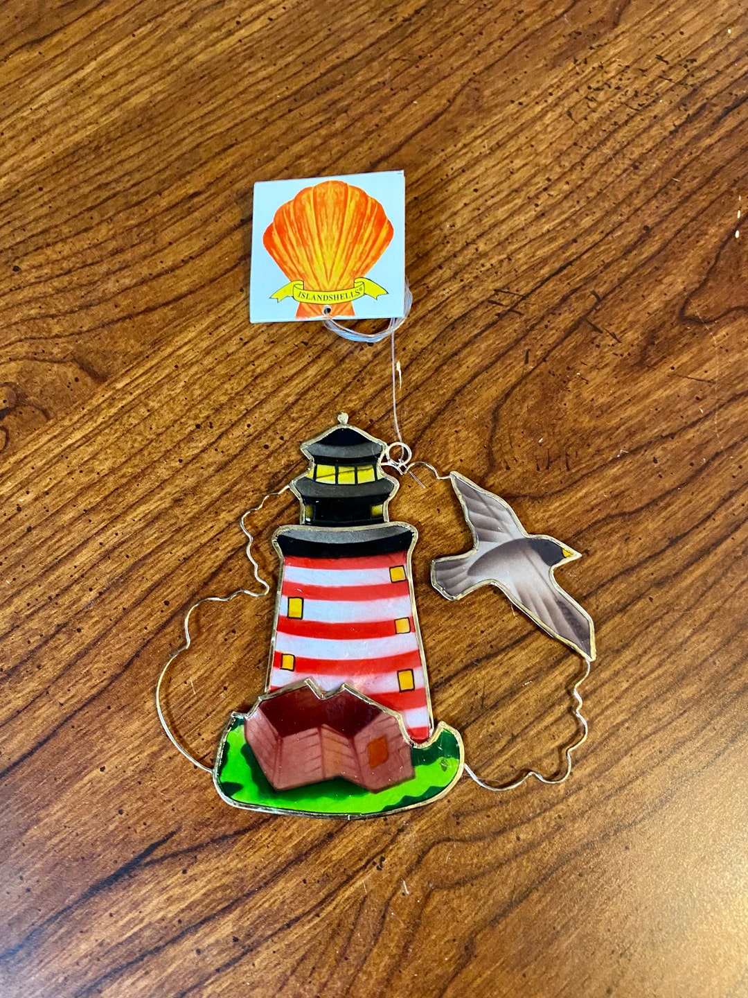 Handcrafted Capiz Shell Lighthouse Ornament - Etsy
