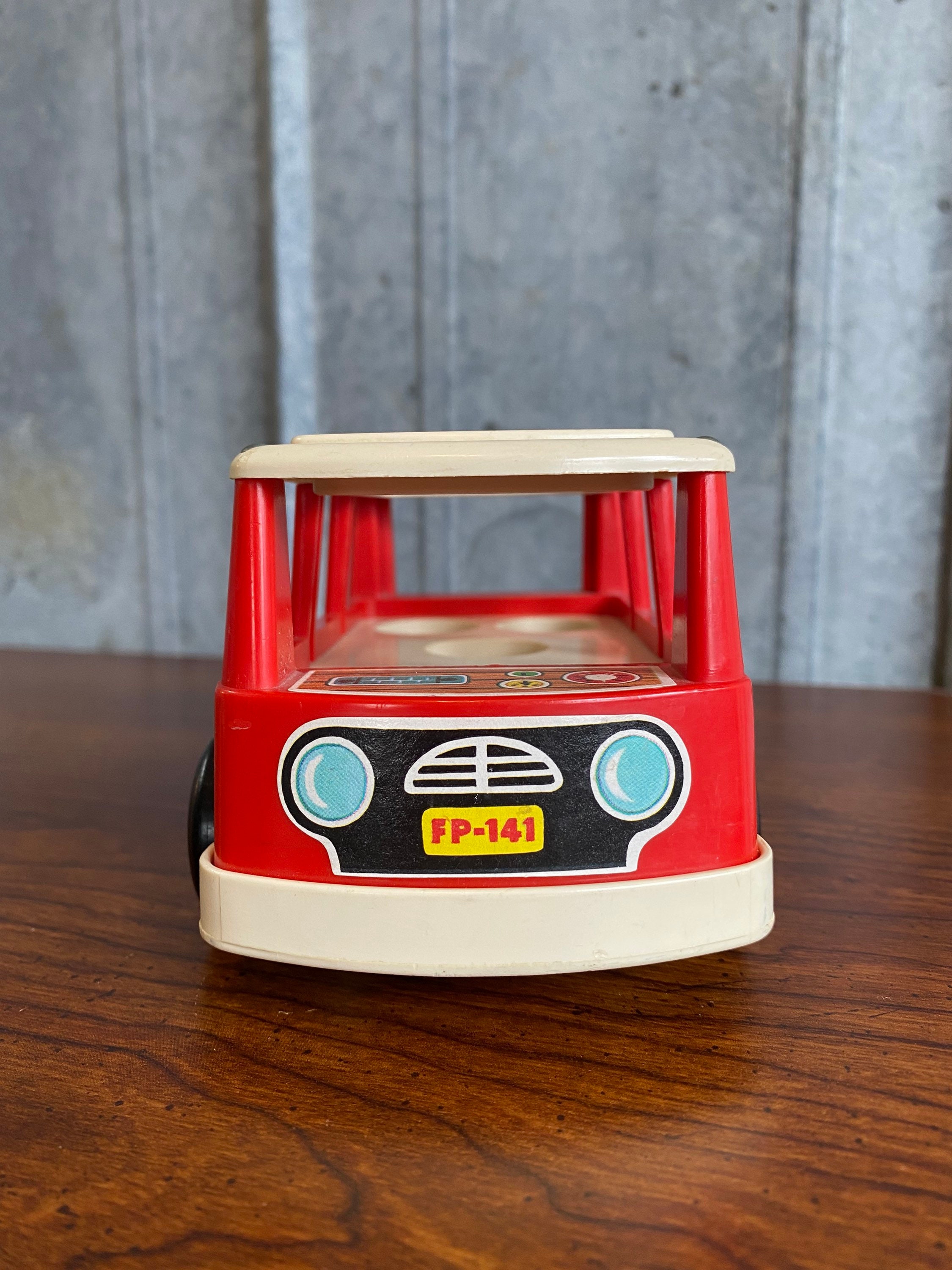 1960’s Fisher Price Mini Bus Toy - Etsy