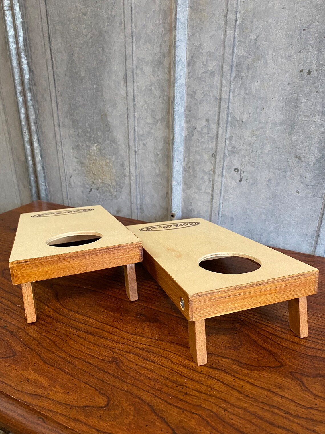 Miniature Corn Hole Quarter Game - Etsy