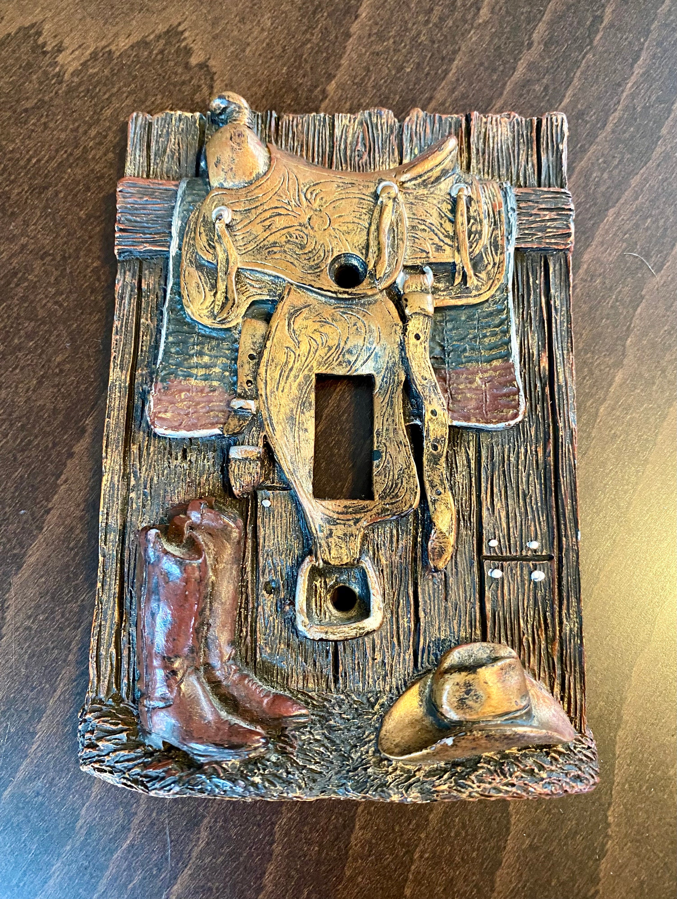 Vintage Rustic Cowboy Light Switch Covers - Etsy