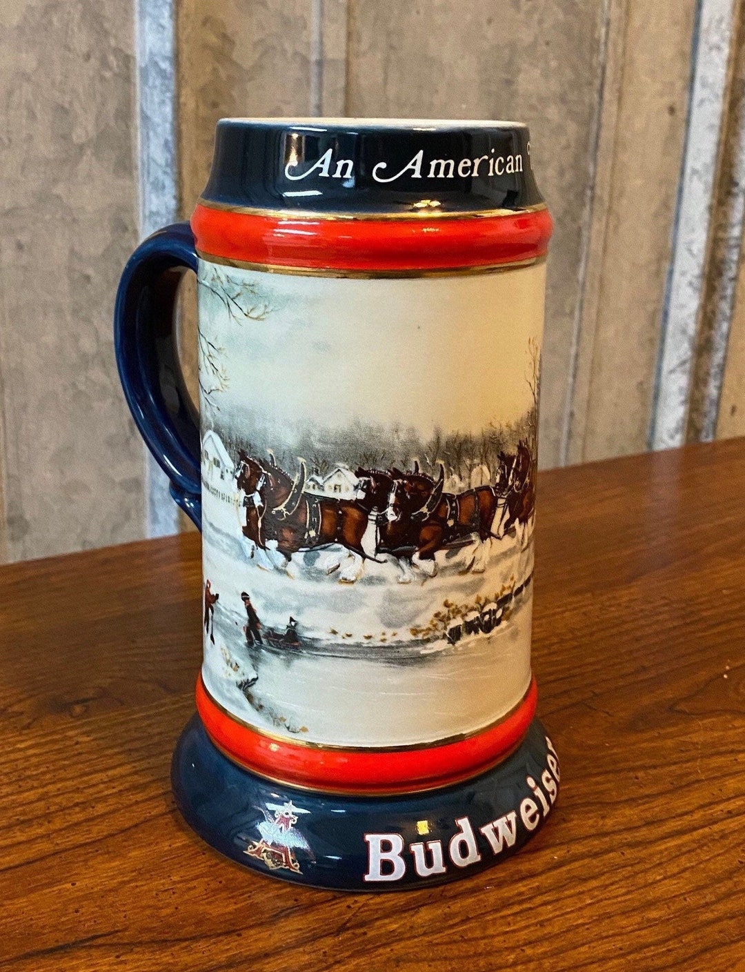 Vintage Budweiser Limited Edition Stein - Etsy