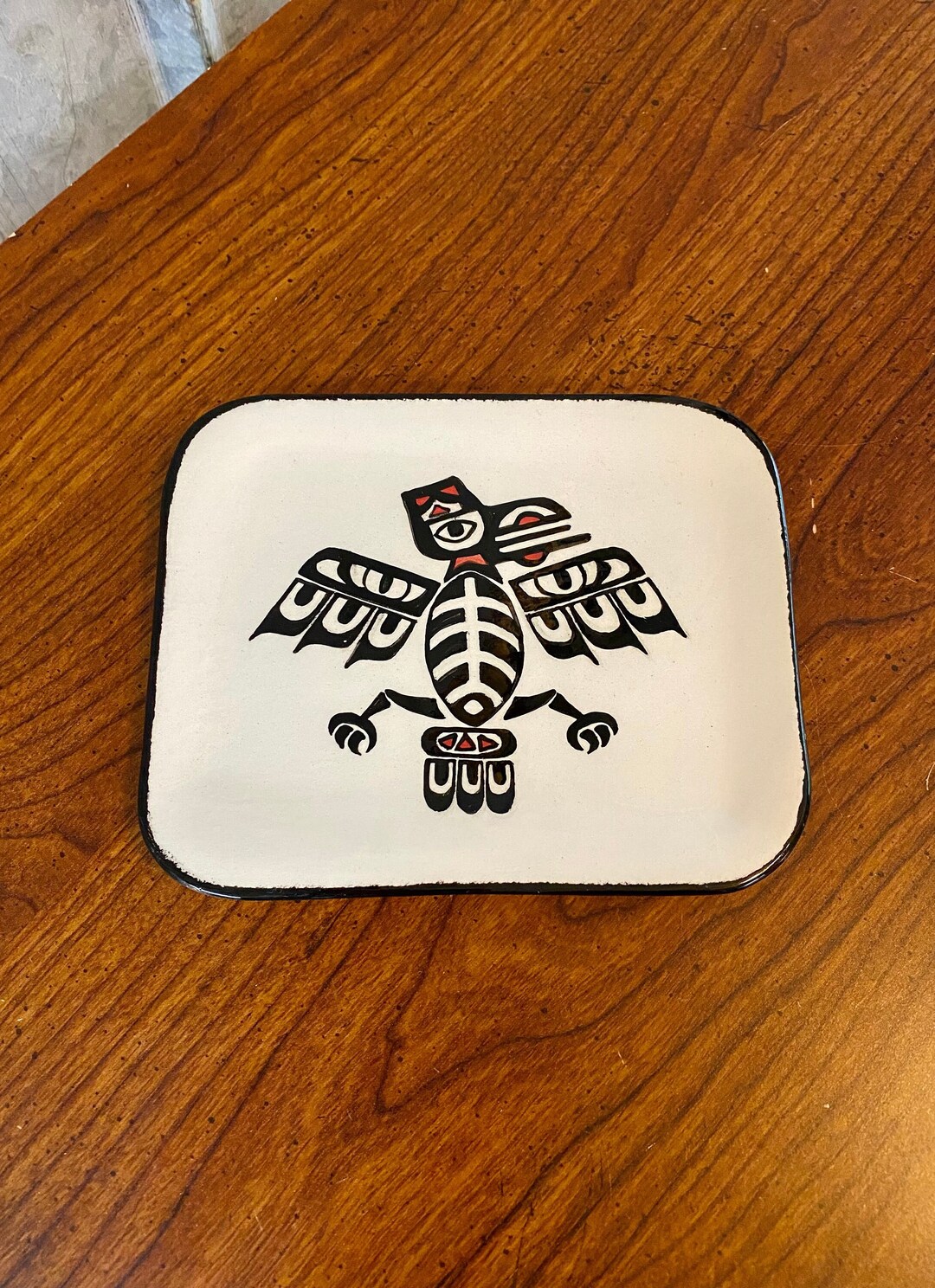Vintage Pacific Northwest Indigenous Art Tray - Etsy