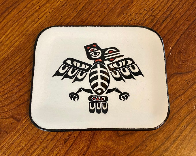 Vintage Pacific Northwest Indigenous Art Tray - Etsy