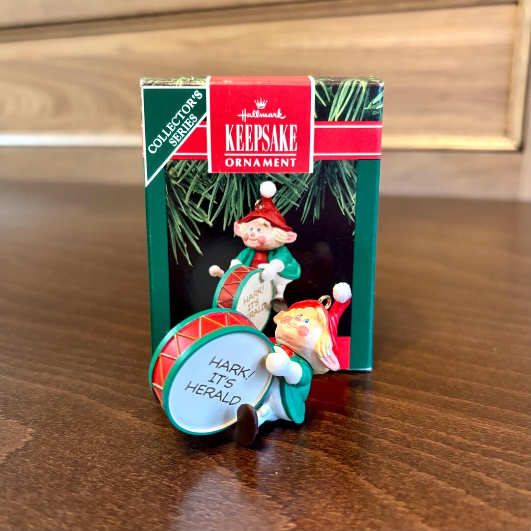 1990 Hallmark’s Keepsake “hark! Its Herald” Holiday Ornament - Etsy