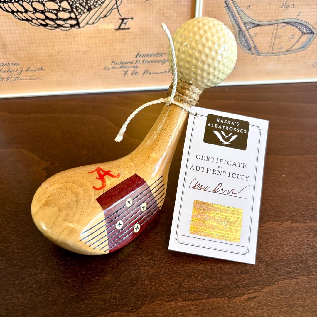 Handcrafted Alabama Persimmon Golf Display - Etsy
