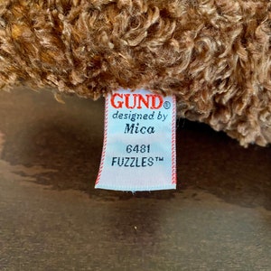 Gund fuzzles Chocolate Teddy Bear - Etsy