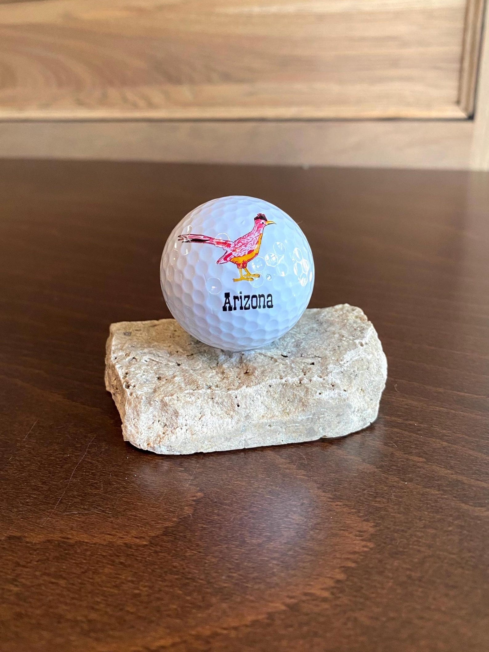 Arizona “roadrunner” Stone Golf Ball Display - Etsy