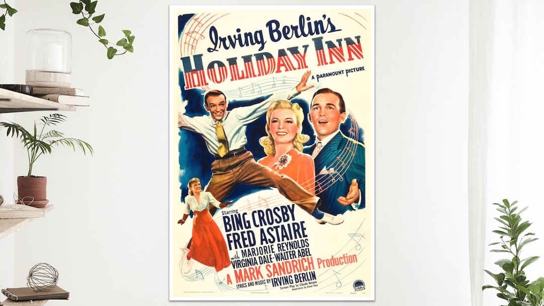 Holiday Inn Movie Art Film Poster Print Wall Art Gift A4 A3 - Etsy UK