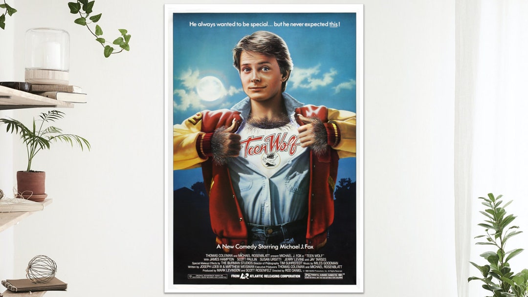 Teen Wolf Movie Art Film Poster Print Wall Art Gift A4 A3 - Etsy