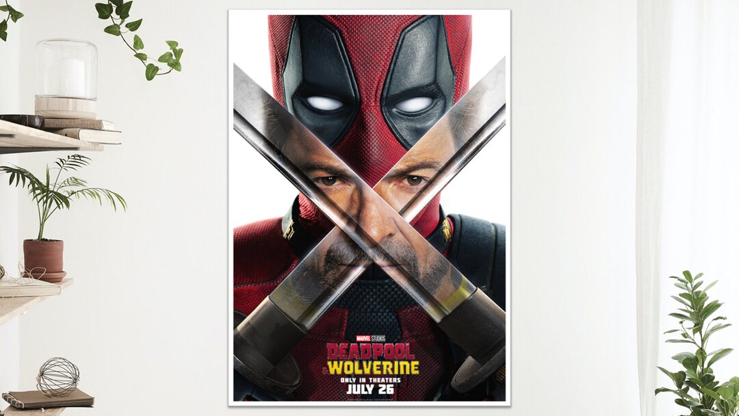 Deadpool and Wolverine Ver2 Movie Film Poster Print Wall Art Gift A4 A3 ...