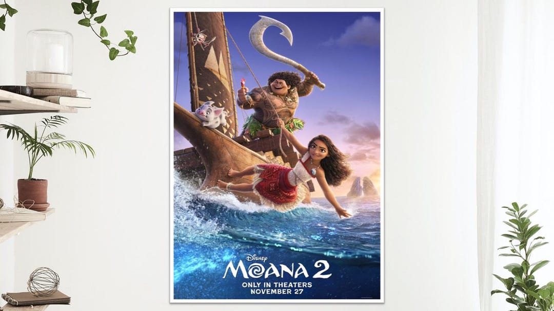 Moana 2 Classic Movie Film Poster Print Wall Art Gift A4 A3 - Etsy