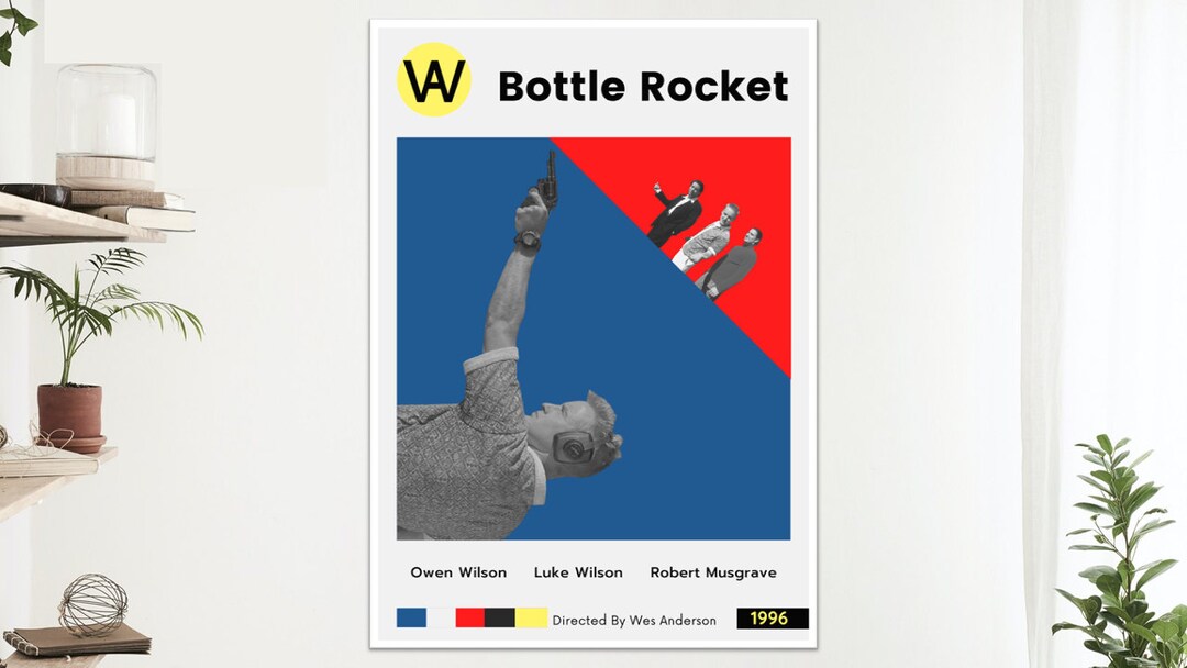 Bottle Rocket Movie Poster: Wes Anderson Film Print (A4 A3) - Etsy