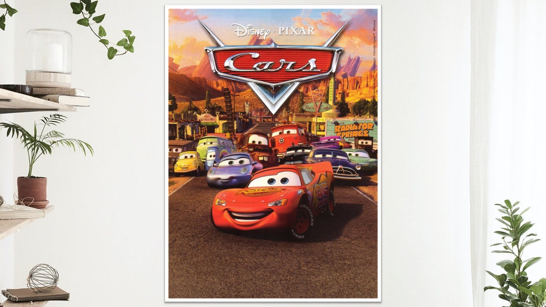 Cars Classic Movie Film Poster Print Wall Art Gift A4 A3 - Etsy UK