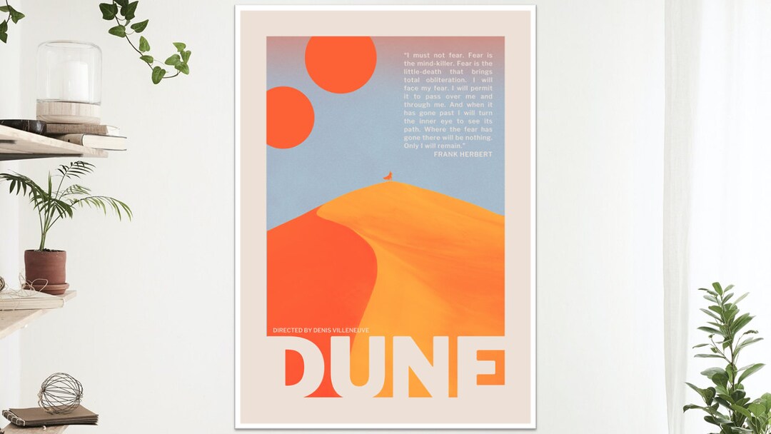 Dune Artwork Movie Film Poster Print Wall Art Gift A4 A3 - Etsy UK