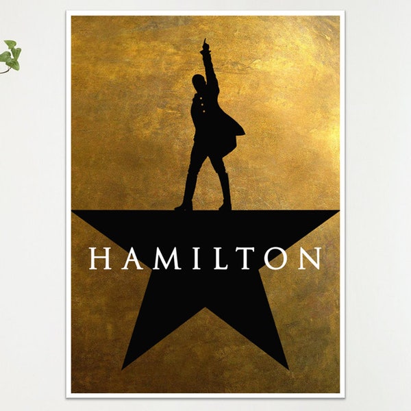 Hamilton Musical Poster - Etsy UK
