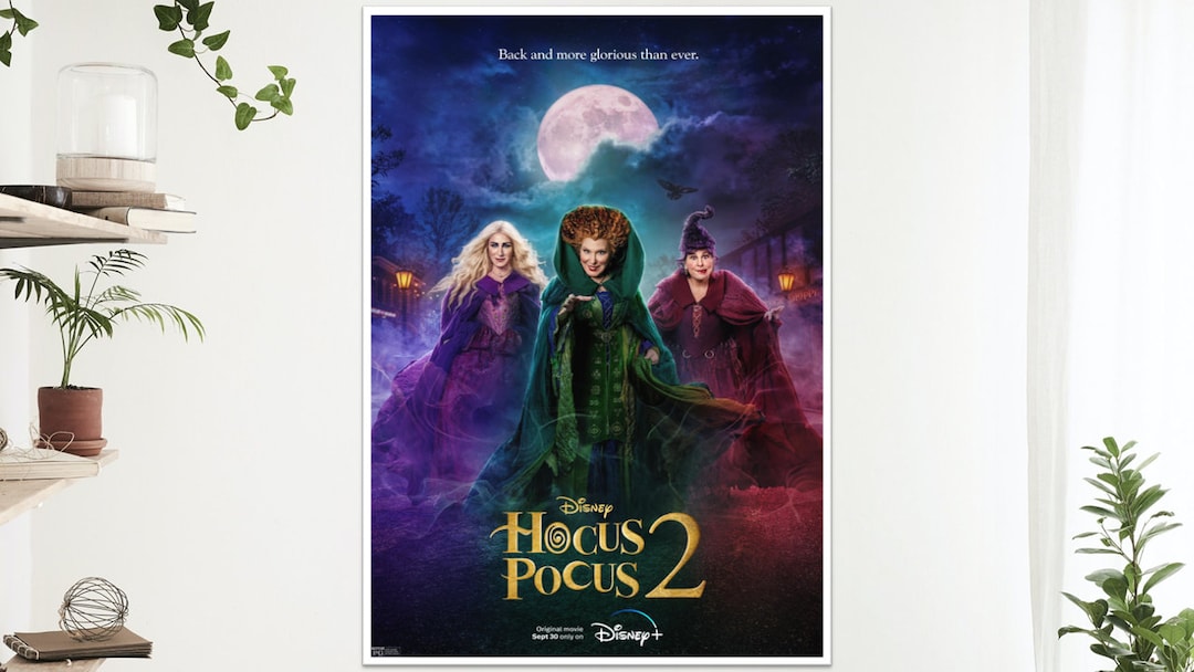Hocus Pocus 2 Movie Film Poster Print Wall Art Gift A4 A3 - Etsy