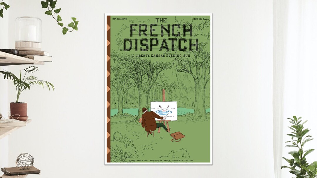 The French Dispatch Magazine Covers No5 Wes Anderson Movie Film Poster ...