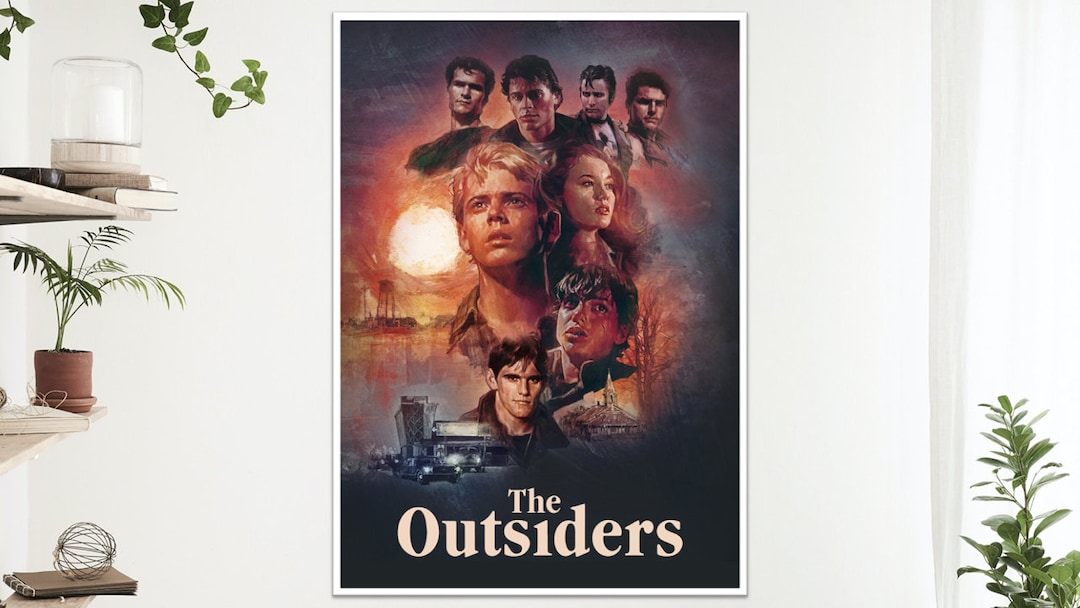 The Outsiders Movie Film Poster Print Wall Art Gift A4 A3 - Etsy