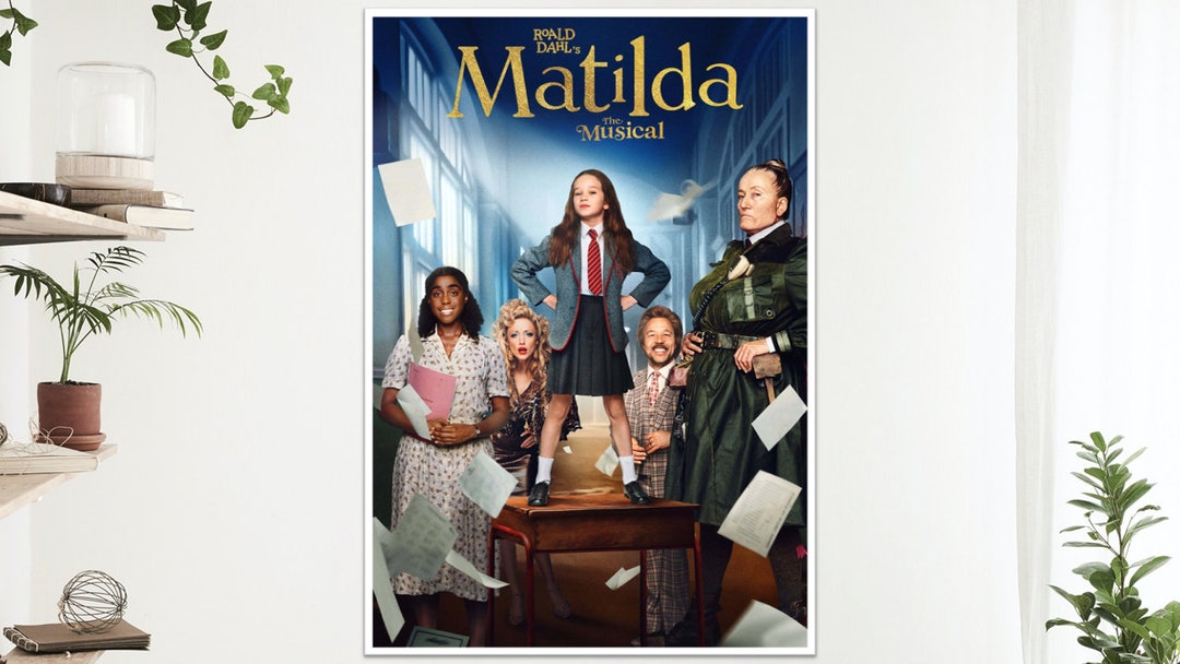 Matilda the Musical Movie Film Poster Print Wall Art Gift A4 A3 - Etsy UK