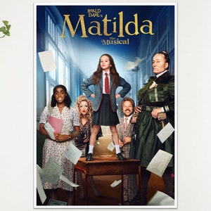 Matilda the Musical Movie Poster - Etsy UK