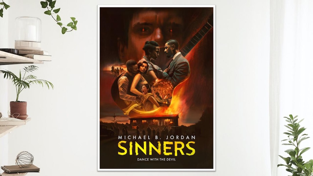 Sinners Movie Film Poster Print Wall Art Gift A4 A3 - Etsy UK