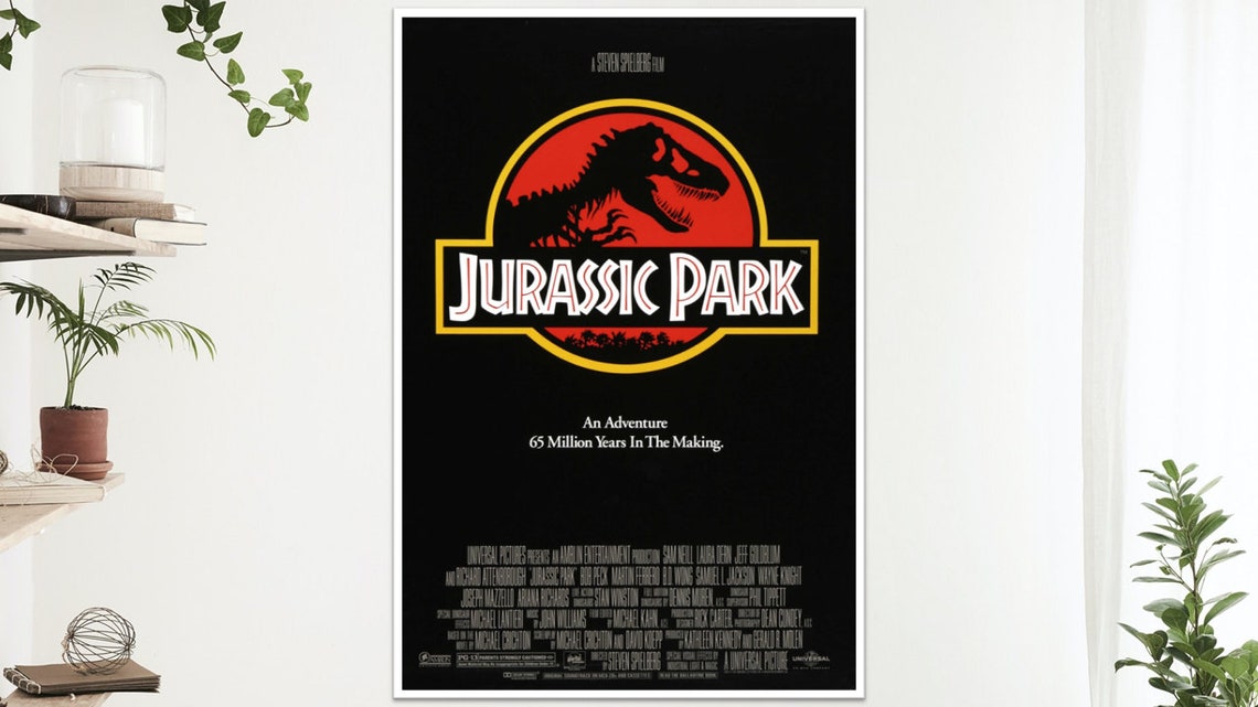 Jurassic Park Movie Art Film Poster Print Wall Art Gift A4 A3 - Etsy UK