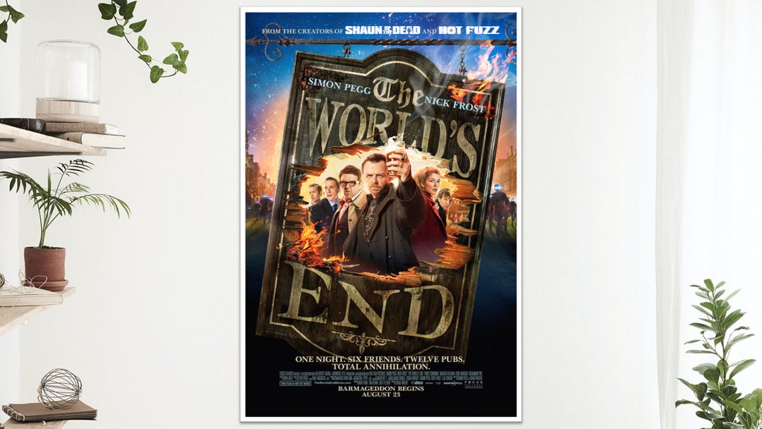 The Worlds End Movie Art Film Poster Print Wall Art Gift A4 A3 - Etsy