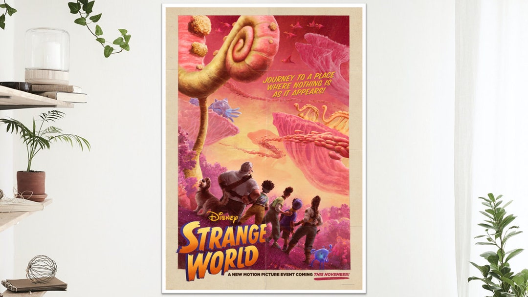Strange World Movie Film Poster Print Wall Art Gift A4 A3 - Etsy