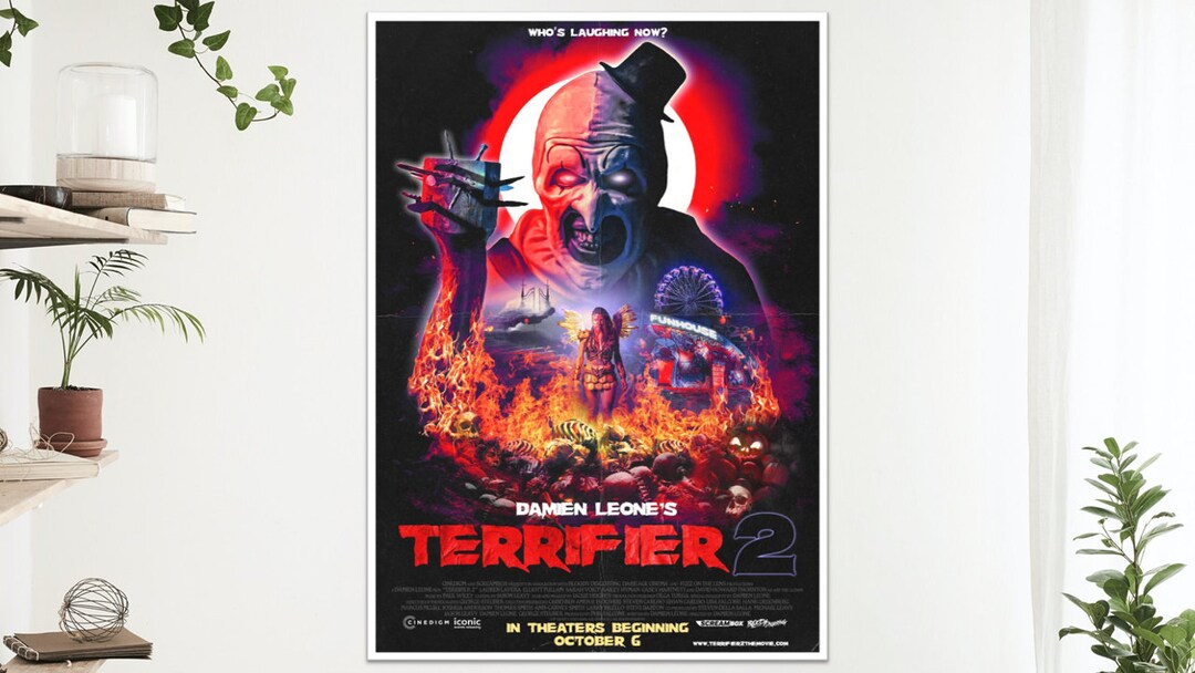 Terrifier 2 Movie Film Poster Print Wall Art Gift A4 A3 - Etsy UK