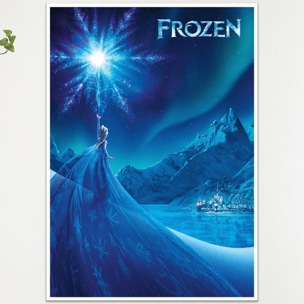 Frozen Poster - Etsy UK