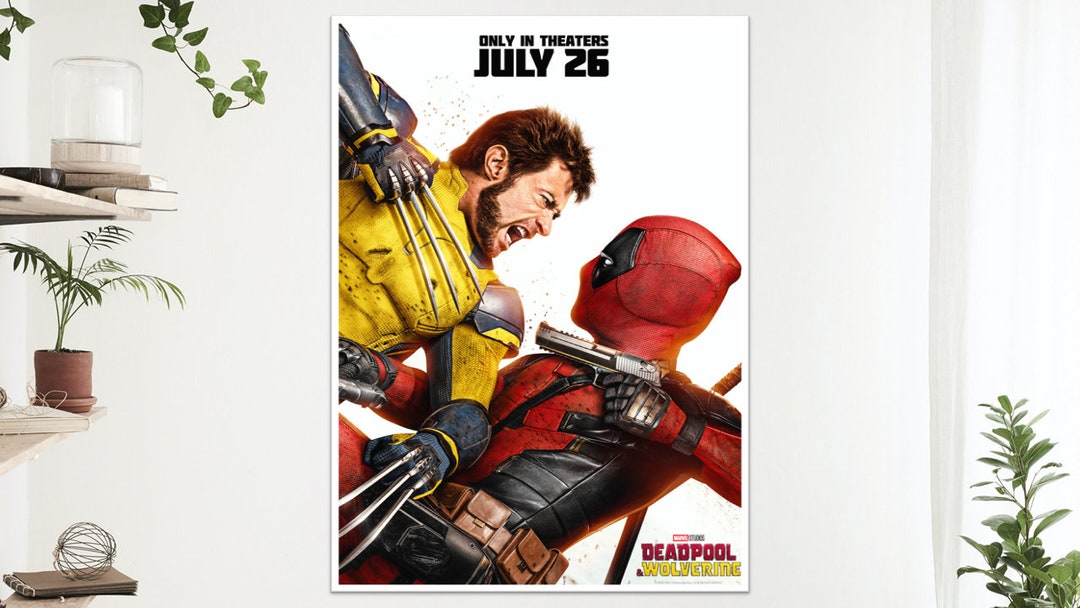 Deadpool and Wolverine Ver4 Movie Film Poster Print Wall Art Gift A4 A3 ...