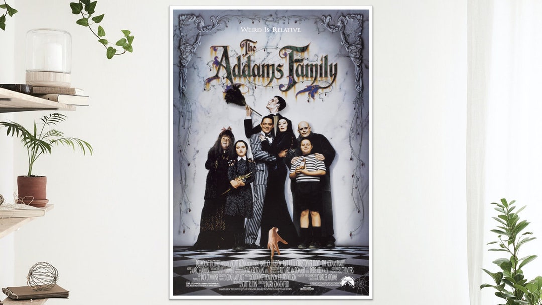 The Addams Family Movie Film Poster Print Wall Art Gift A4 A3 - Etsy