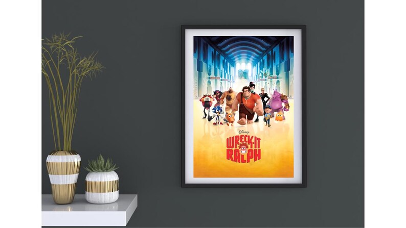 Wreck It Ralph Classic Movie Film Poster Print Wall Art Gift A4 A3 - Etsy