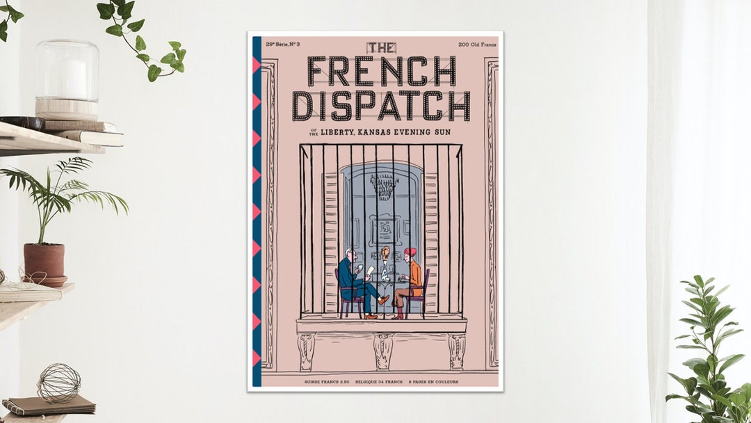 The French Dispatch Magazine Covers No3 Wes Anderson Movie Film Poster ...