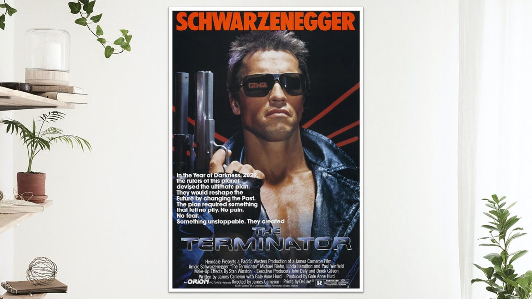 The Terminator Movie Art Film Poster Print Wall Art Gift A4 A3 - Etsy