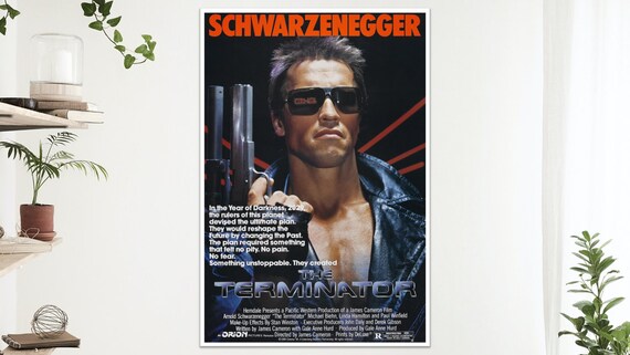 The Terminator Movie Art Film Poster Print Wall Art Gift A4 A3 - Etsy