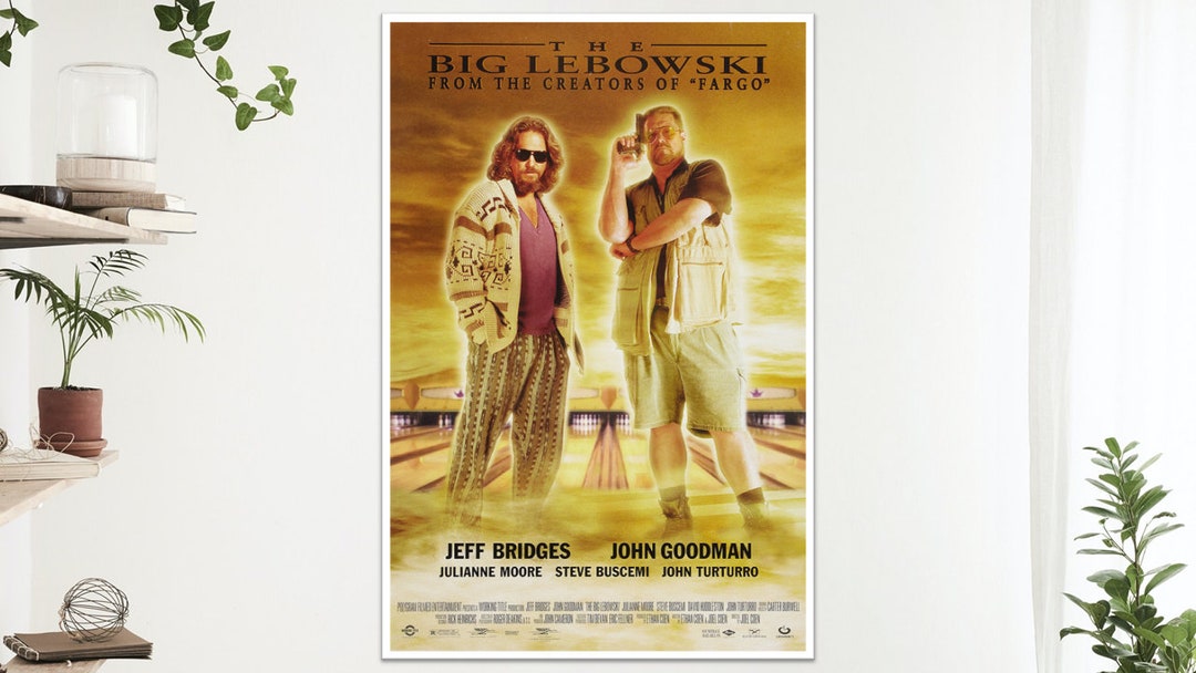 The Big Lebowski Movie Art Film Poster Print Wall Art Gift A4 A3 - Etsy